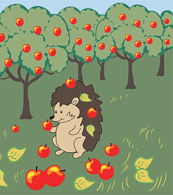 Përralla Shqip Për Fëmijë Iriqi Dhe Mollët